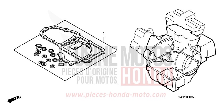 TROUSSE DE JOINT B de VFR800F ITALIAN RED (R157) de 1998